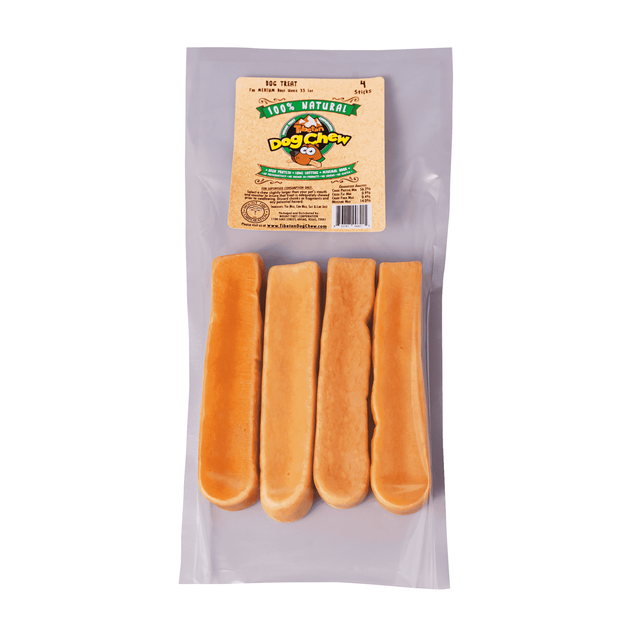 Himalayan Yak Cheese Bone for Medium size Dogs, Supports Dog Dental ...