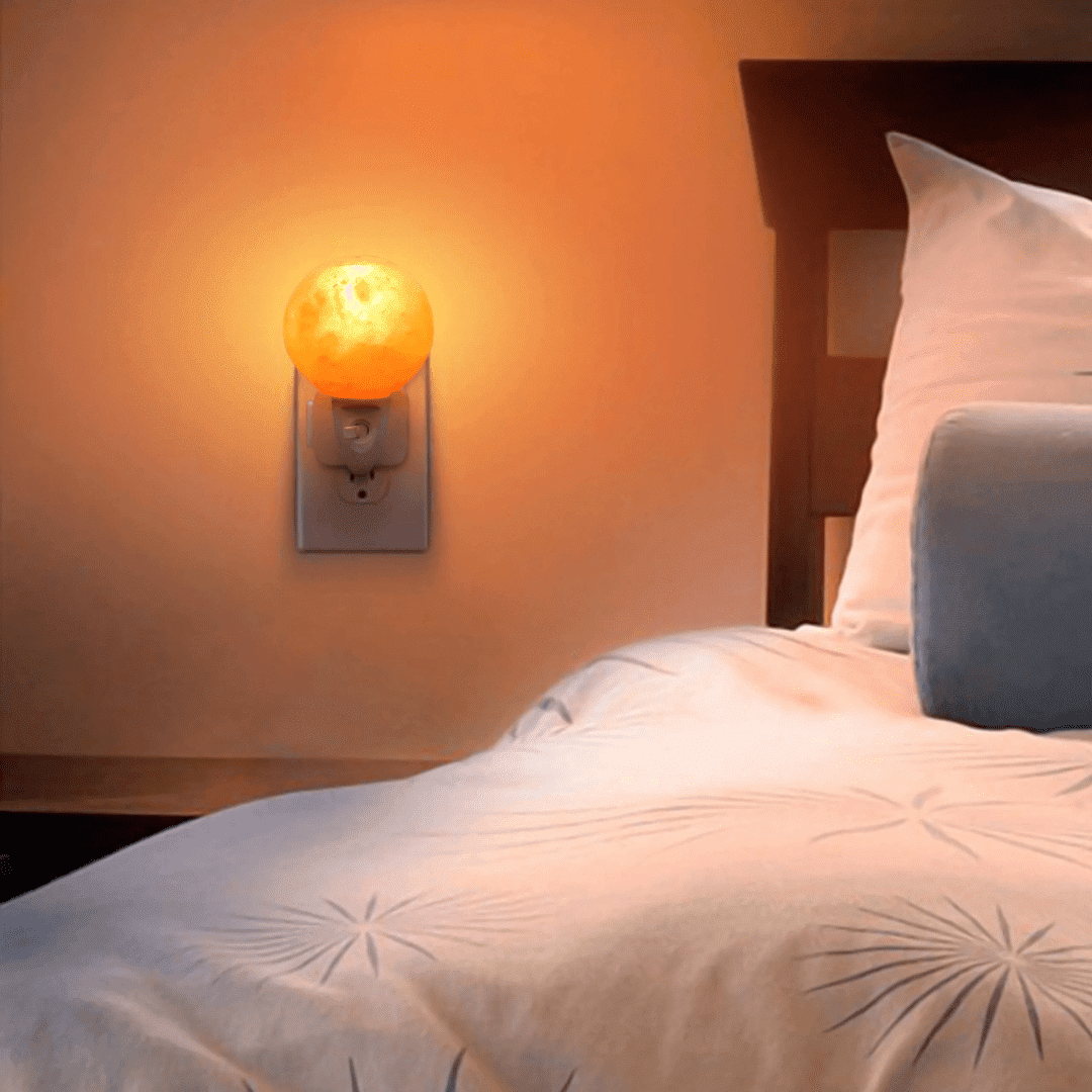 Himalayan salt wall Switched Night Light Lamp, Unique Gift Idea by ...