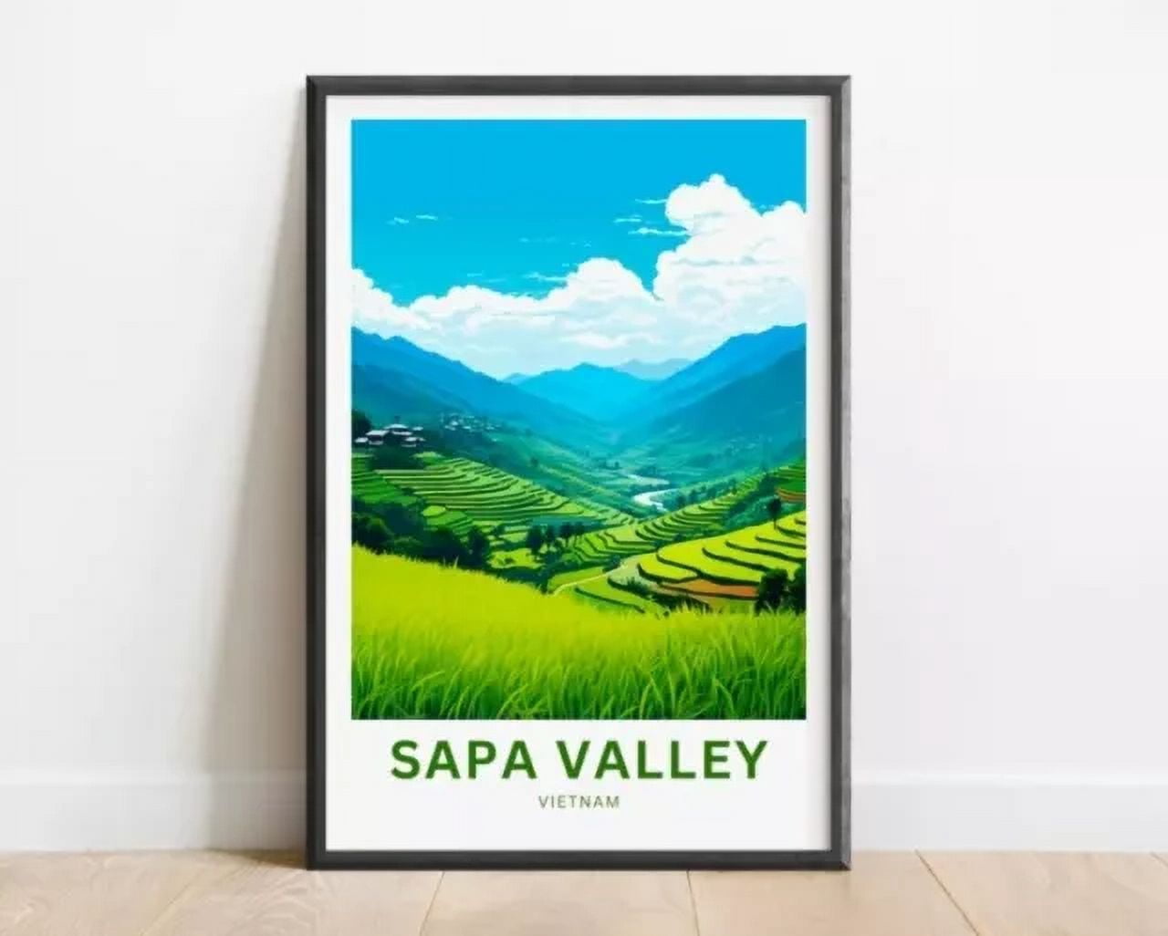 Himalayas Travel Print - Himalayas Poster, Nepal Wall Art NO FRAMED ...
