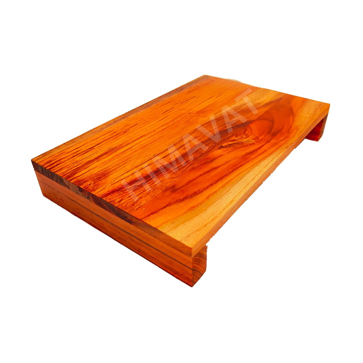 Himavat Wooden Handcrafted Puja Peeta Chowki Medium 12x8 inches Stool for Puja Idols Wooden Puja ...