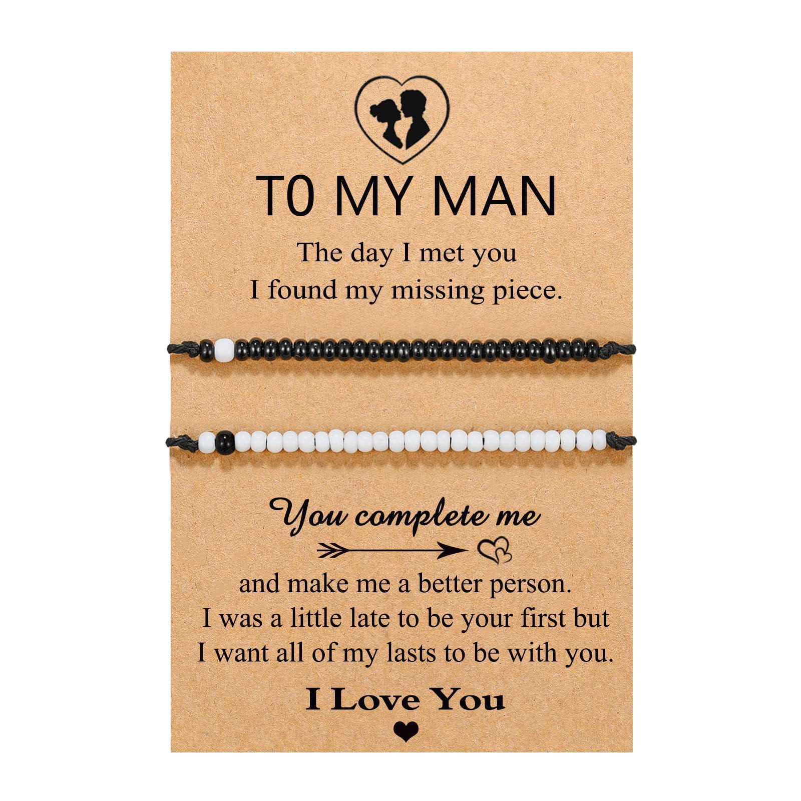 Himery Bracelets Pinky Promise Matching Bracelet for Couples Soulmate ...