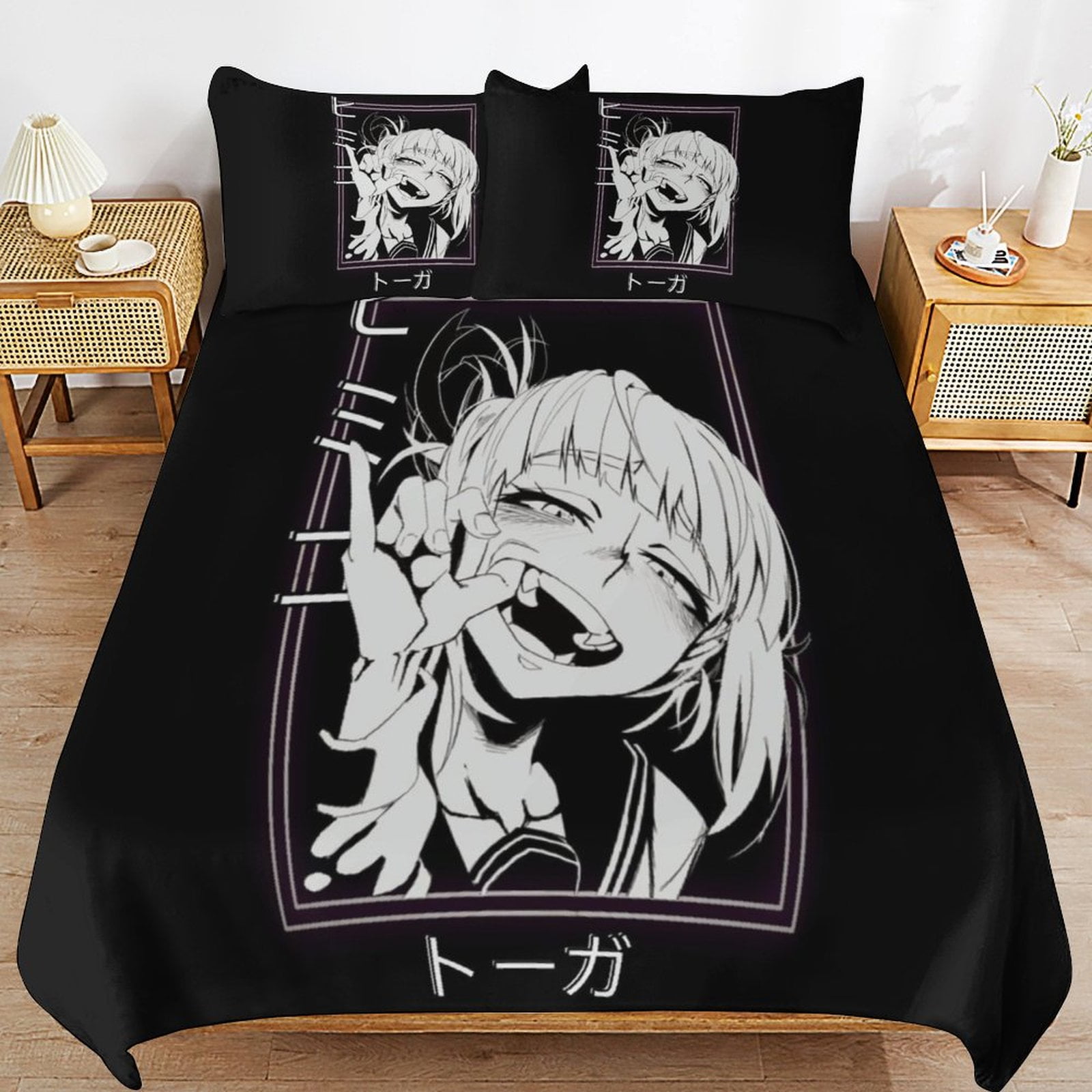 Himiko Toga 3 Pieces Bedding Set 3D Printed Lightweight Bed Quilt Set ...