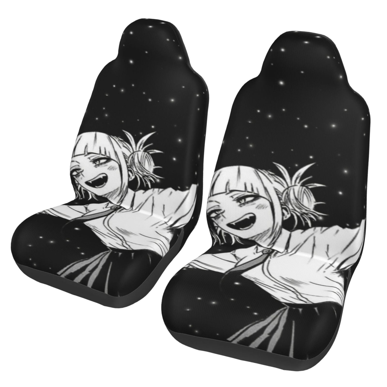 Himiko Toga Car Seat Cover Set of 2 Fashion Stretchy Front Seat Protector Universal Fit for Auto ...