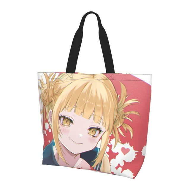 Himiko Toga Cute My Hero Academia Tote Bags Reusable Women Shoulder Bag ...