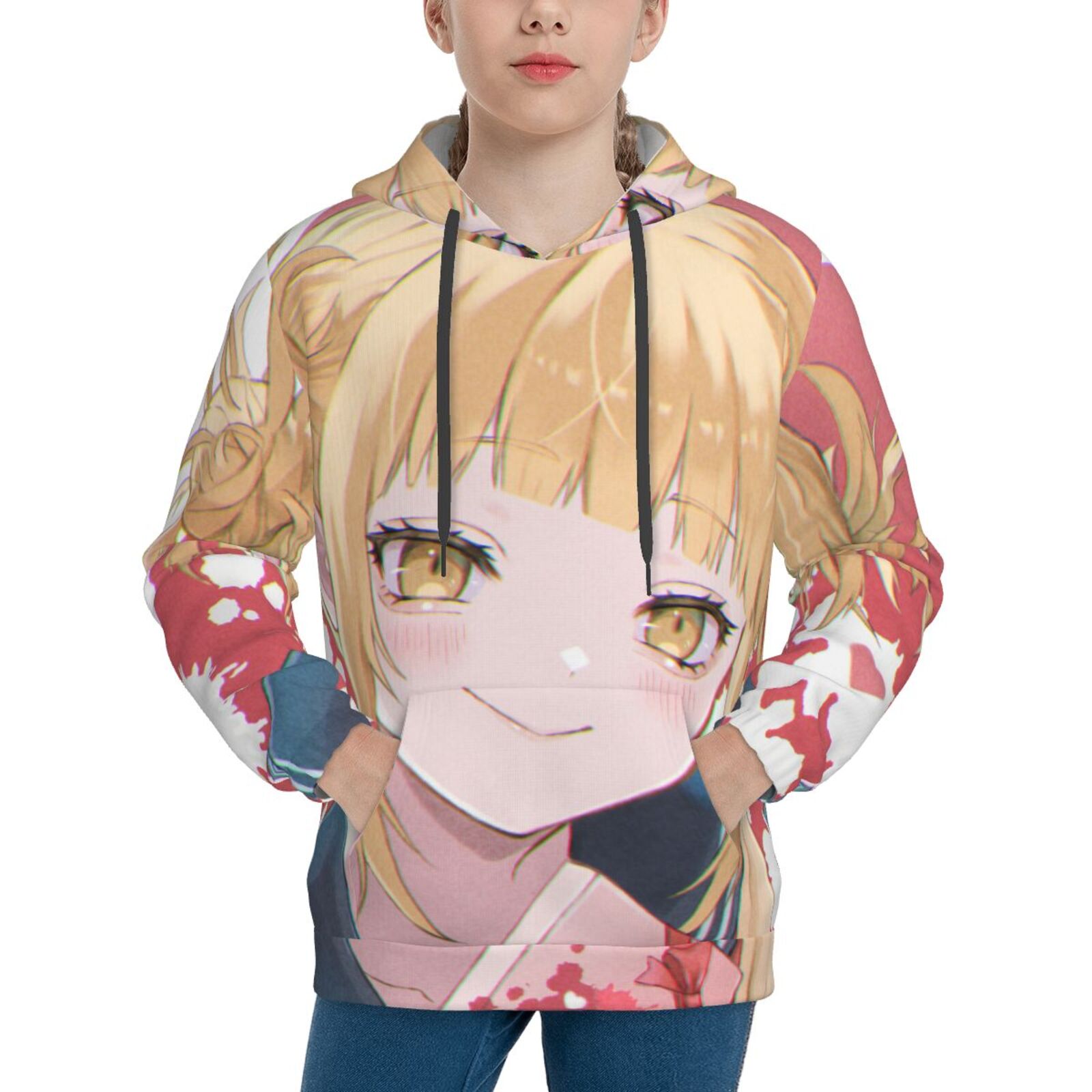 Himiko Toga Cute My Hero Academia Youth Sweatshirt Hoodies Pullover 3D ...