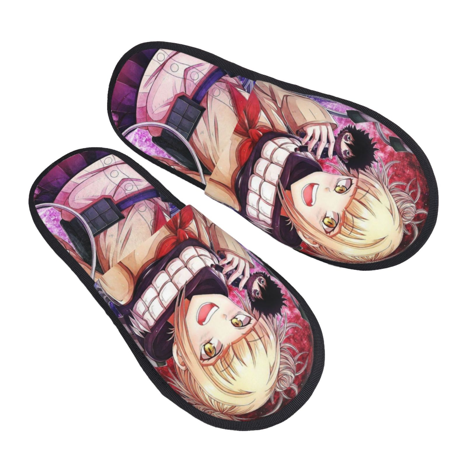 Himiko Toga Furry Slippers For Men Women Fuzzy House Slippers Winter ...