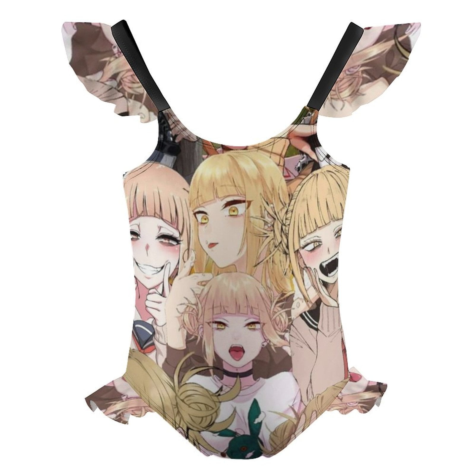 Himiko Toga Girls Swimsuit Ruffle One-piece Beachwear Kids Cute ...