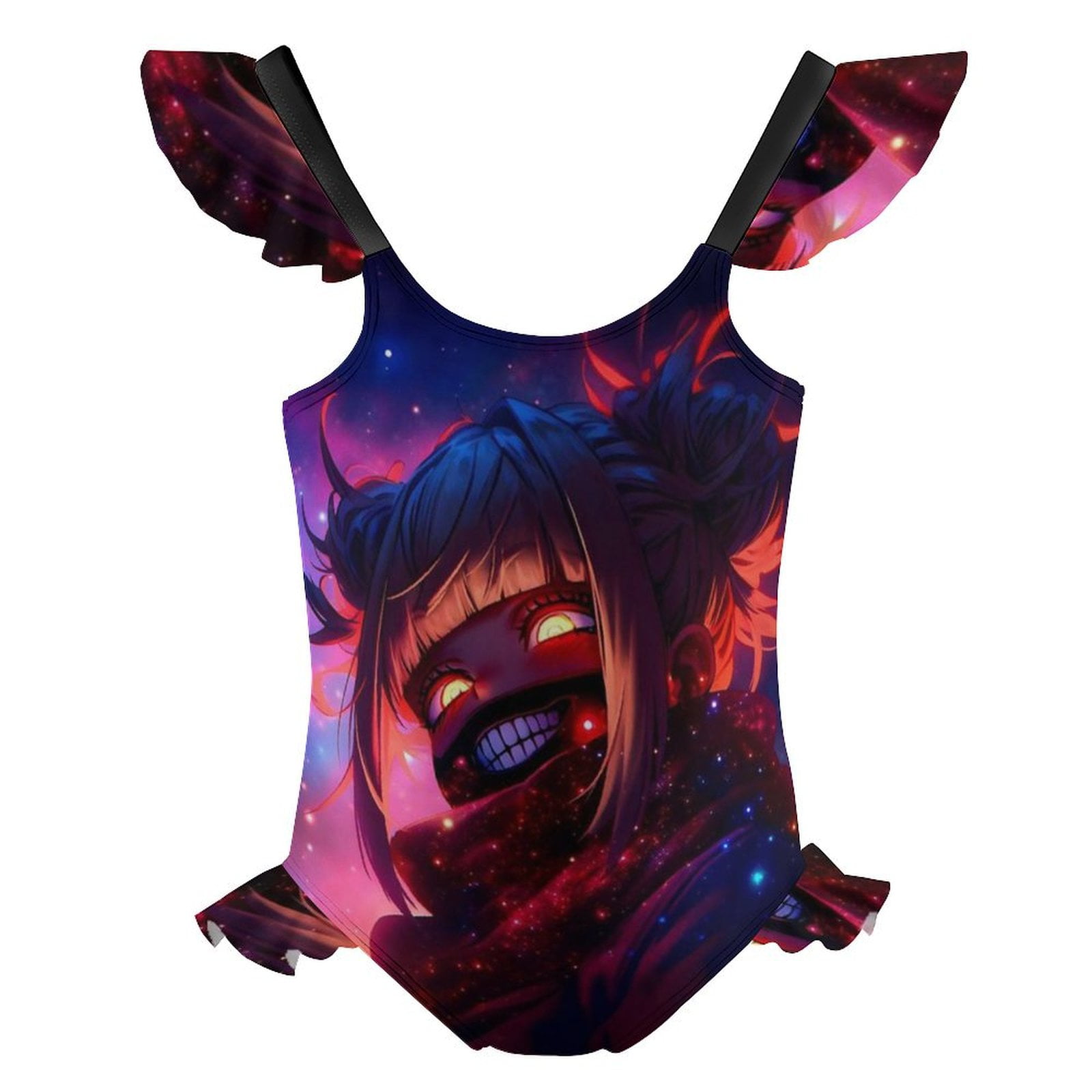 Himiko Toga Girls Swimsuit Ruffle One-piece Beachwear Kids Cute ...