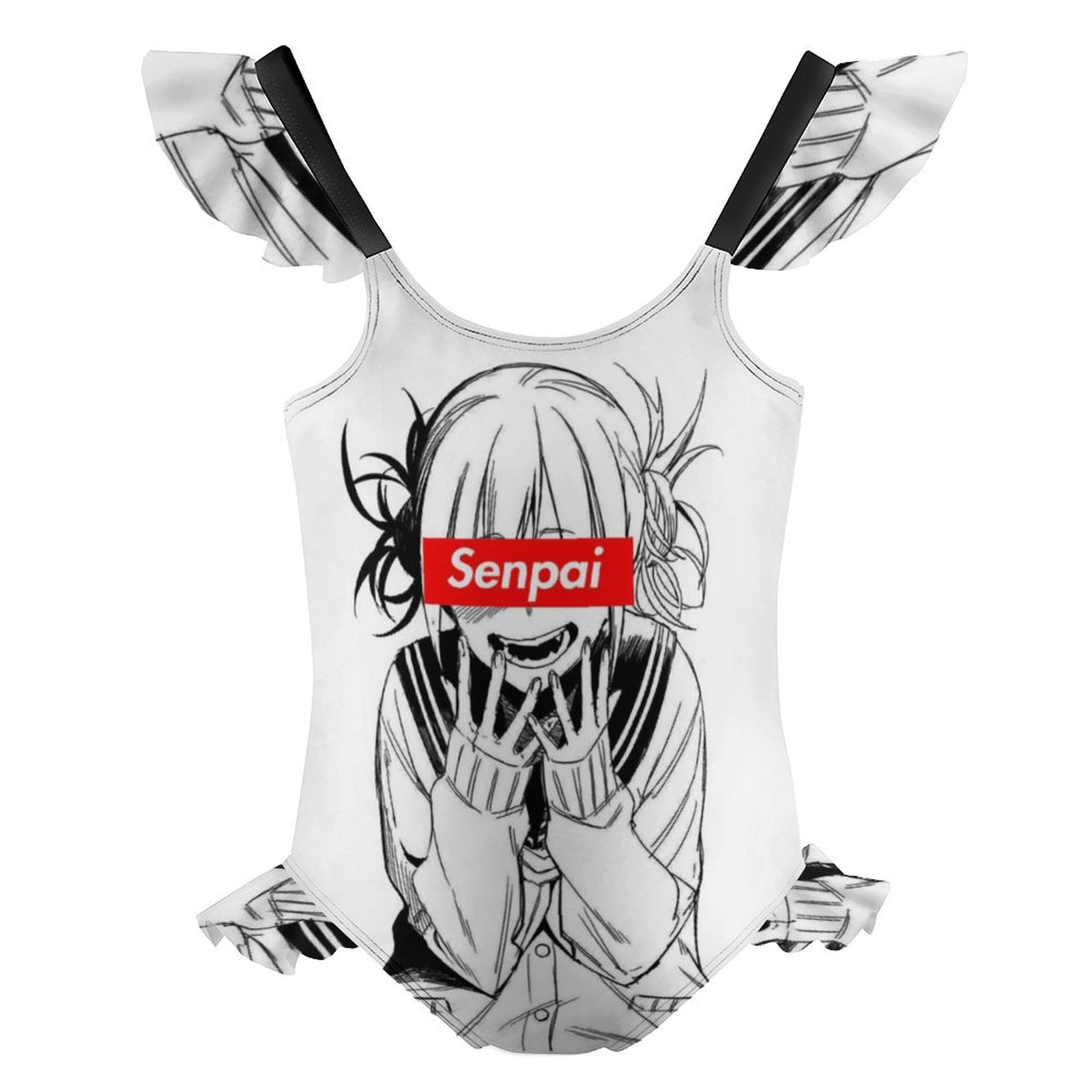 Himiko Toga Girls Swimsuit Ruffle One-piece Beachwear Kids Cute ...