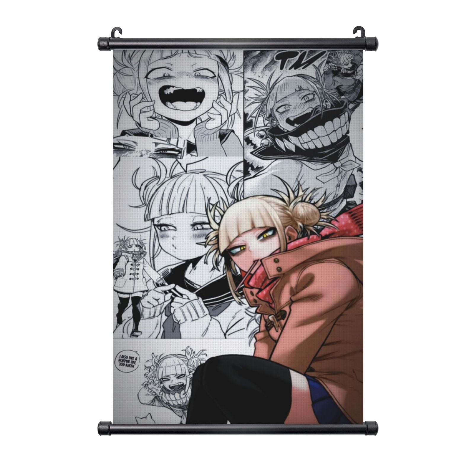 Himiko Toga Hanging Poster, Black Plastic Shaft Wall Hanging Posters ...