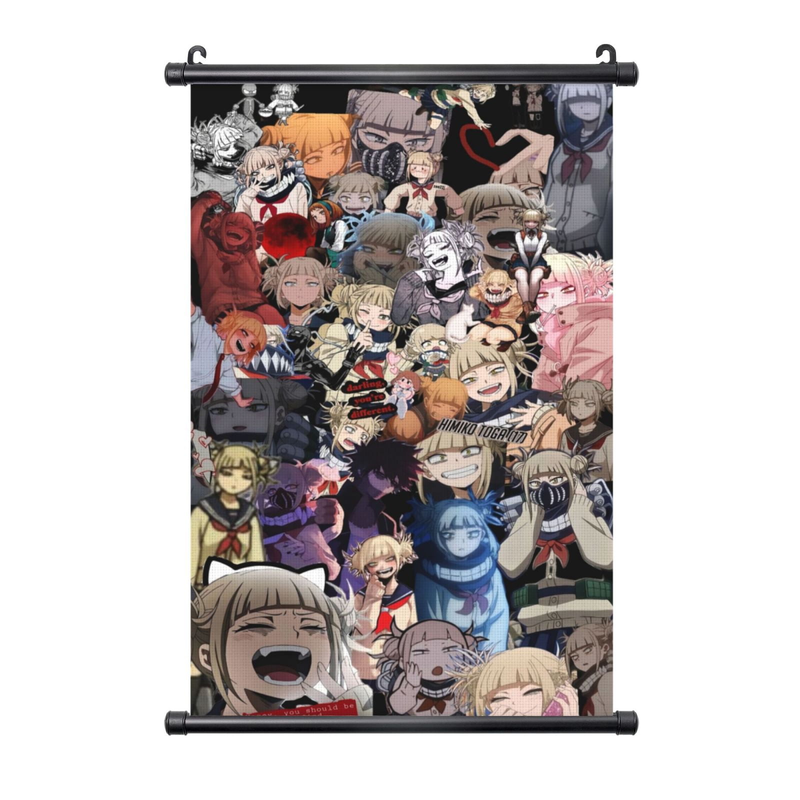 Himiko Toga Hanging Poster, Black Plastic Shaft Wall Hanging Posters ...