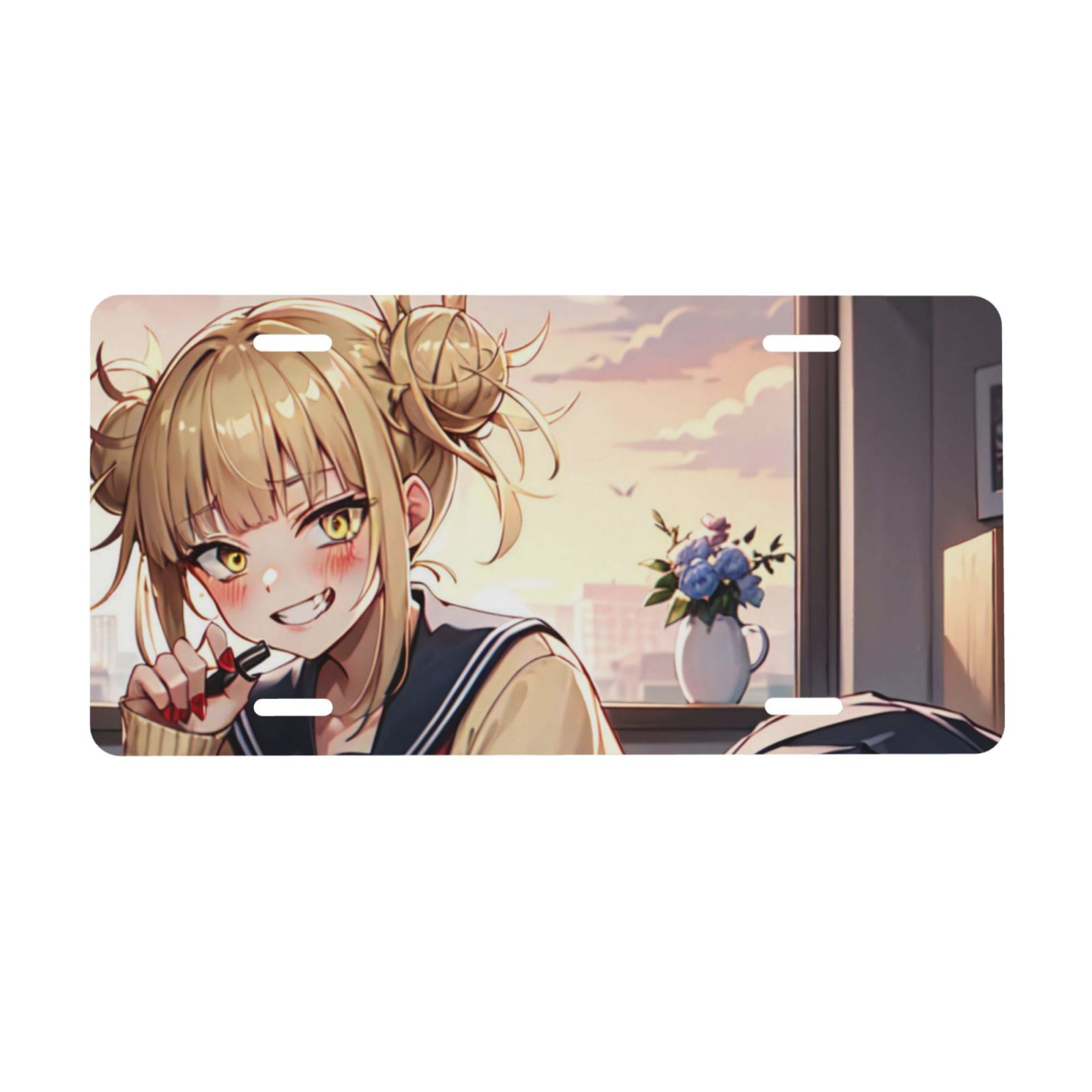 Himiko Toga My Hero Academia Mha License Plate Cover Aluminum Novelty ...