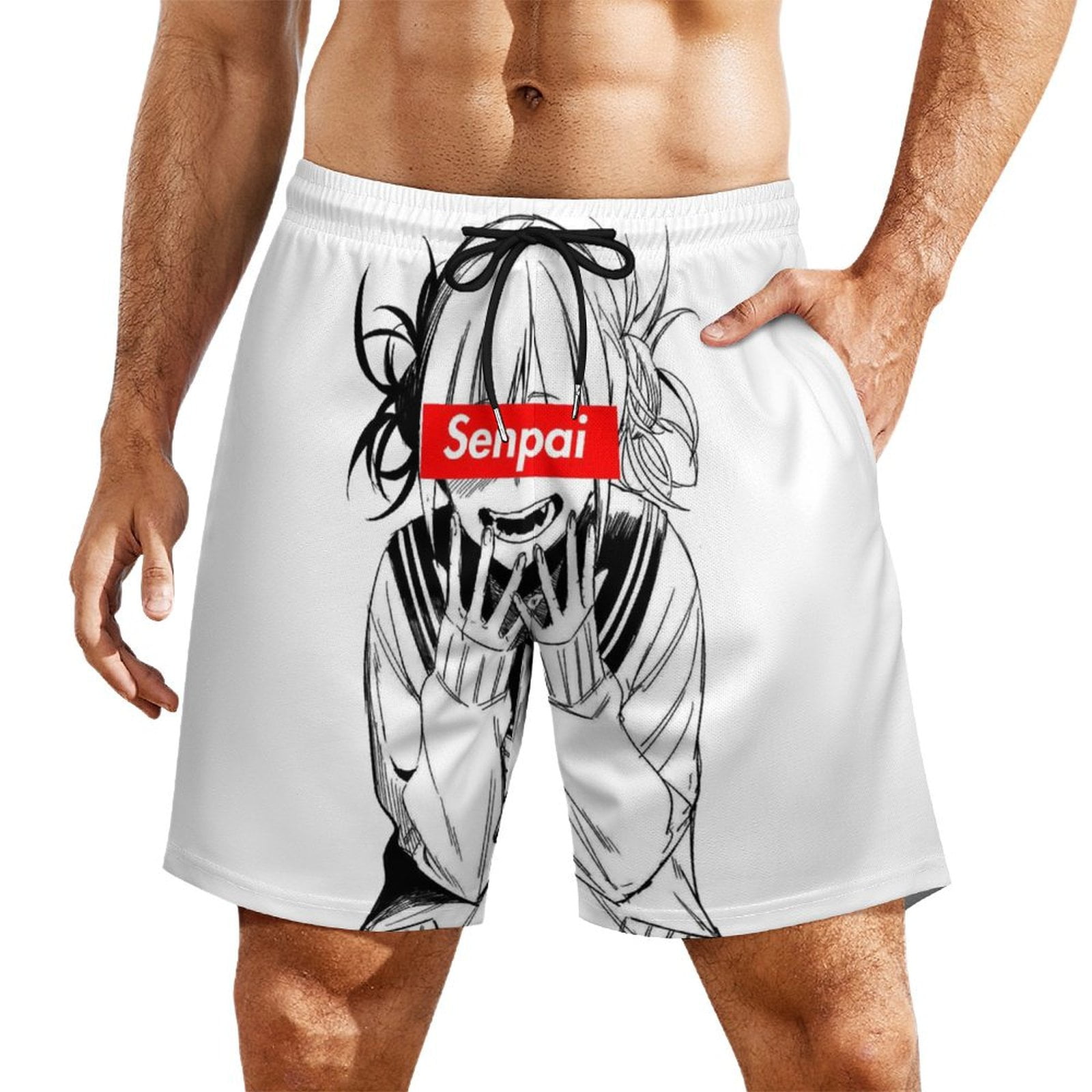 Himiko Toga Mens Swim Trunks with Compression Liner Board Shorts Quick ...