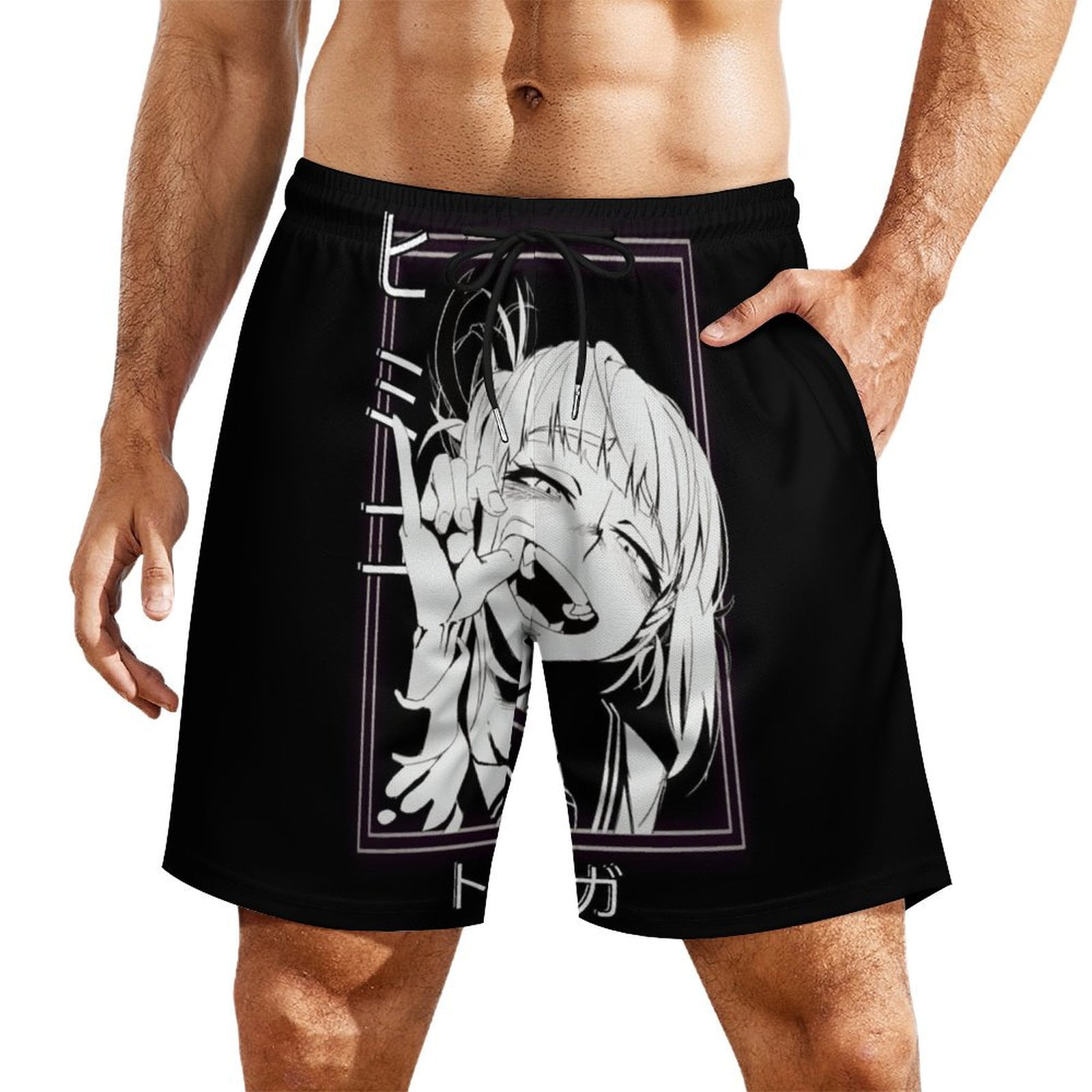 Himiko Toga Mens Swim Trunks with Compression Liner Board Shorts Quick ...