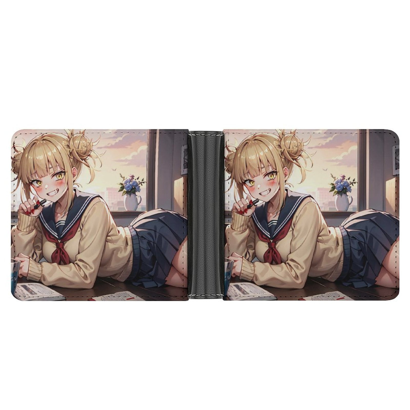 Himiko Toga My Hero Academia Mha PU Leather Bifold Wallet Money ...