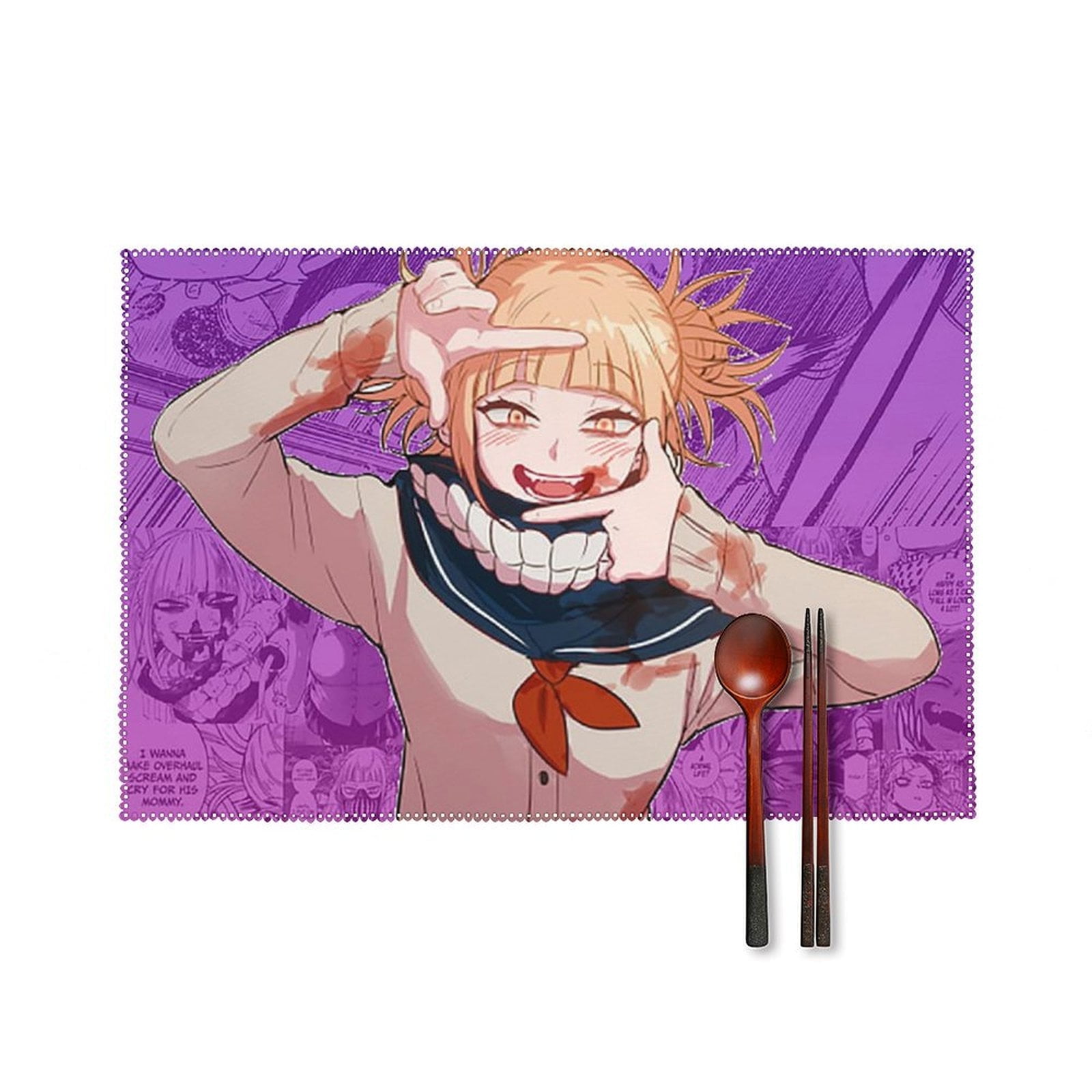 Himiko Toga Placemats for Dining Table Set of 4, Decorative Place Mats ...