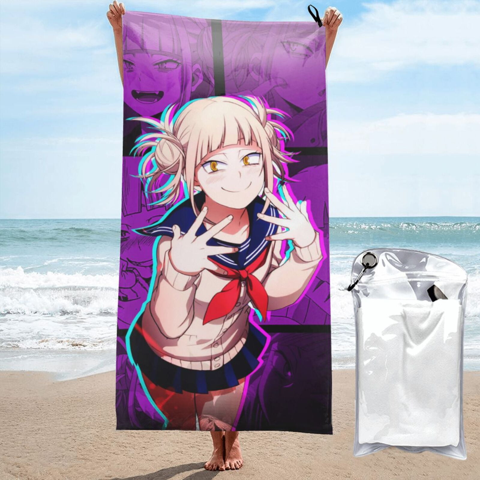 Himiko Toga Quick Dry Sand Free Microfiber Beach Towel for Adults, 27.5 ...