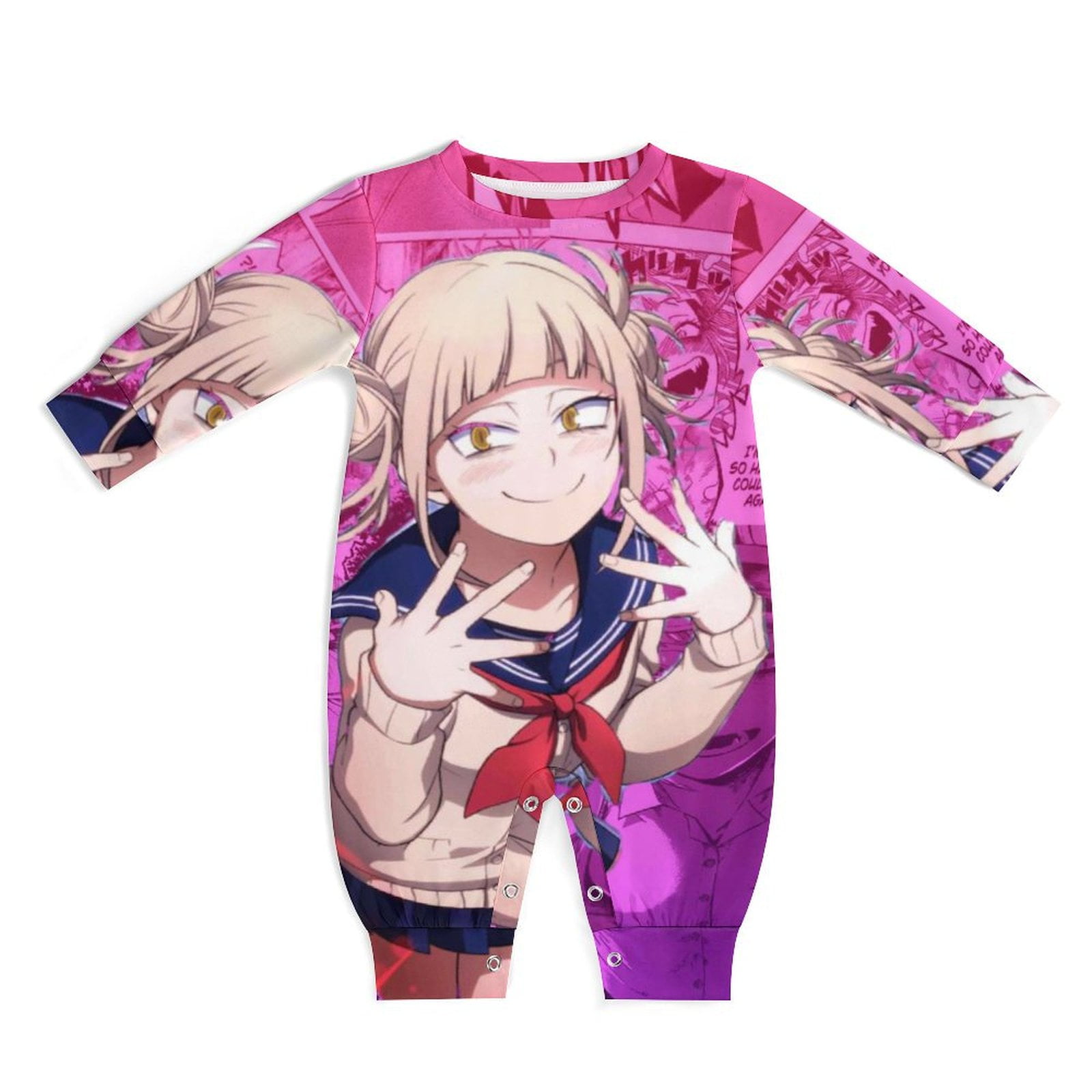Himiko Toga Unisex Baby Boy Girl Rompers Long Sleeve Infant Jumpsuits ...