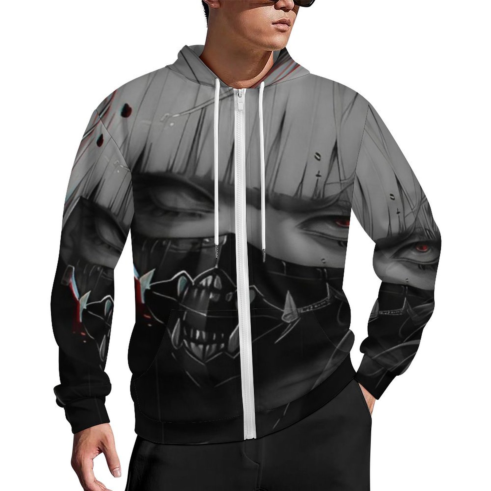 Himiko Toga Zip Up Hoodies Unisex Realistic 3D Print Sweatshirt Long ...