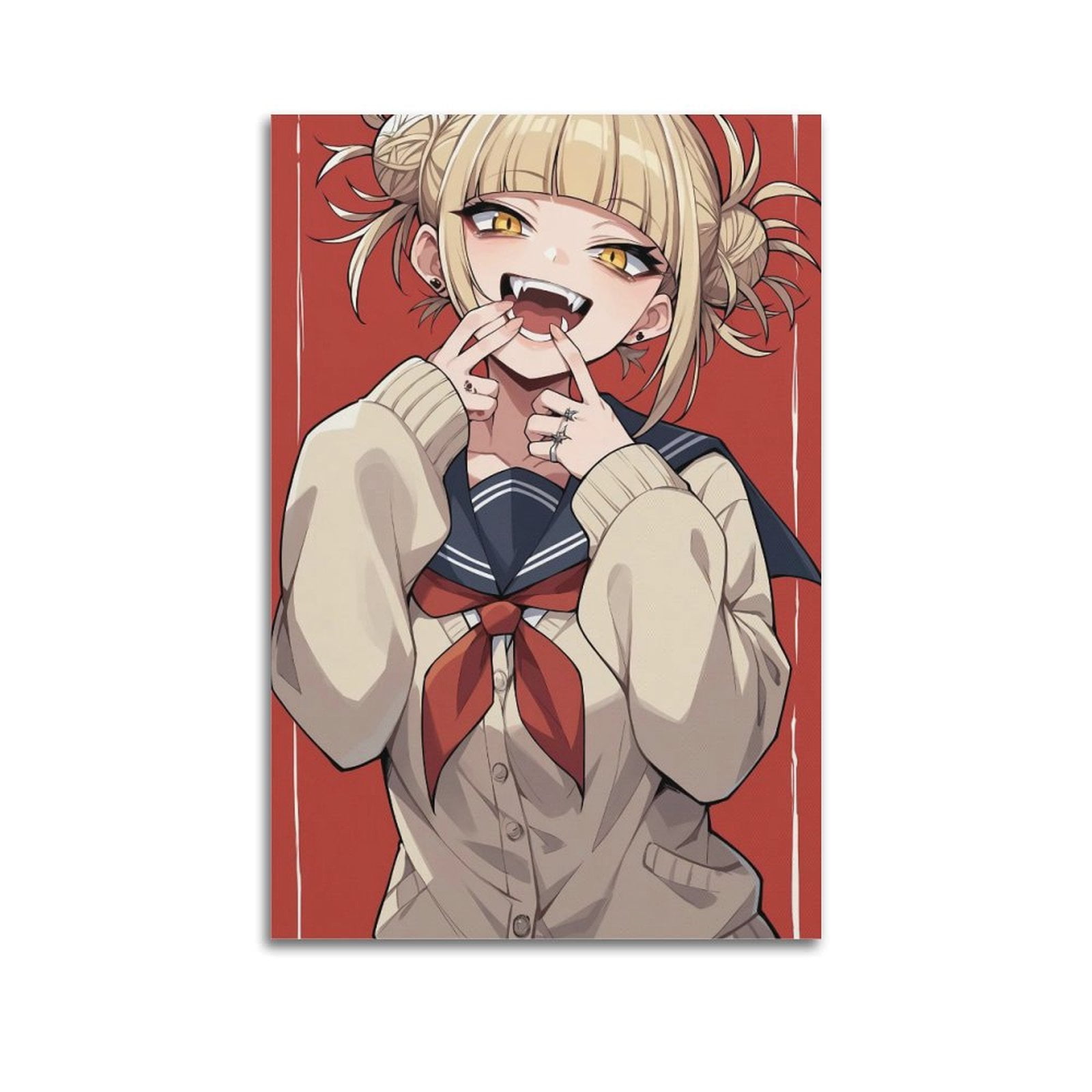 Himiko Toga1 Poster Wall Art Canvas Aesthetic Music And Movies ...