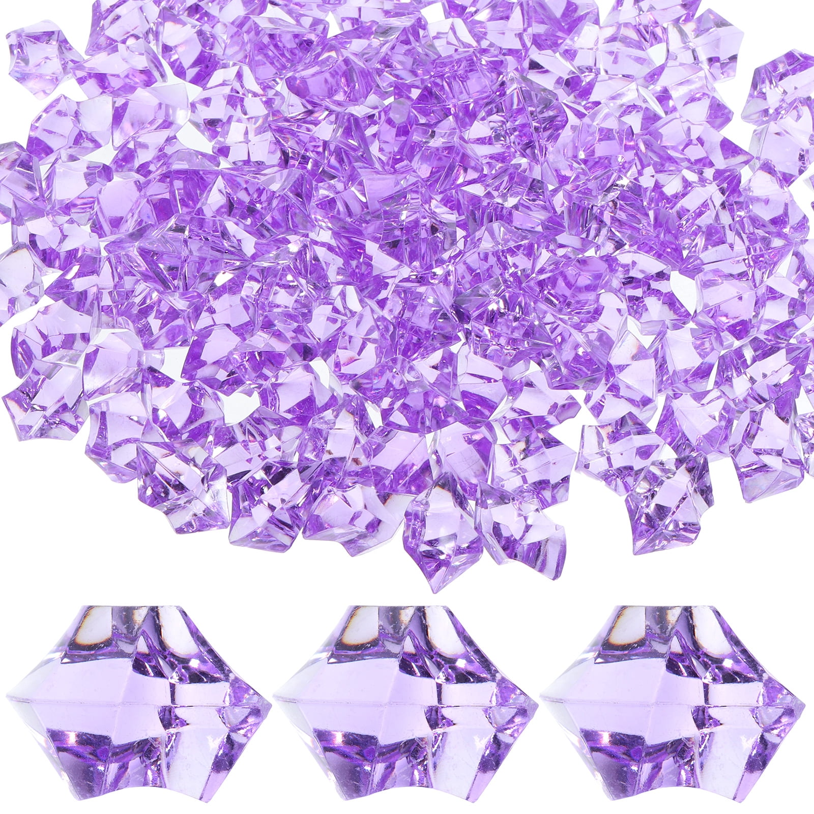 Himition 1 Bag Fake Ice Stone Acrylic Gems Stones Simulation Crystal ...