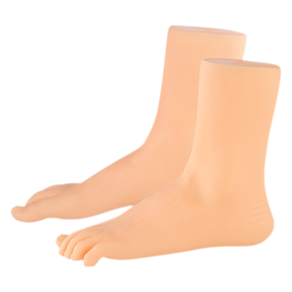Himition 1 Pair Foot Models Mannequin Foot Fake Foot Painting Realistic ...