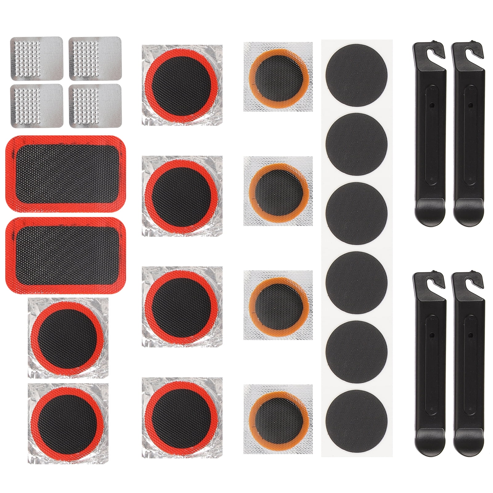 Himition 1 Set Bicycle Repair Patches Bike Tire Lever Kit Bike Repair ...