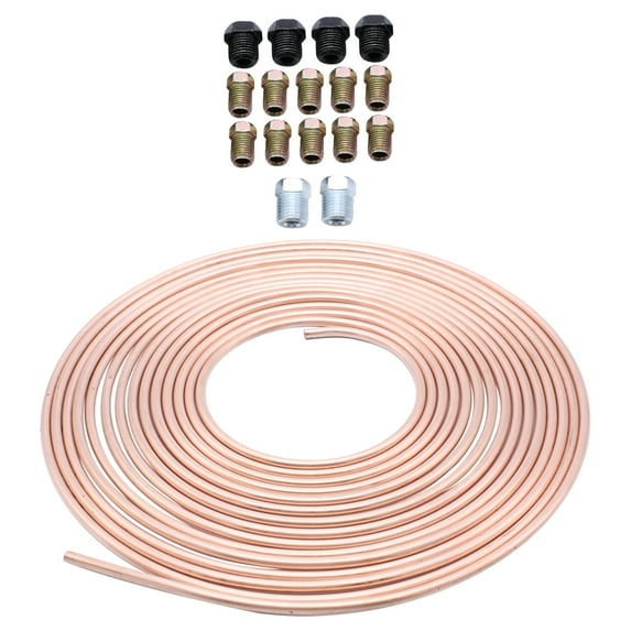Himition 1 Set Brake Tube Car Brake Line Replacement Tubing Coil ...