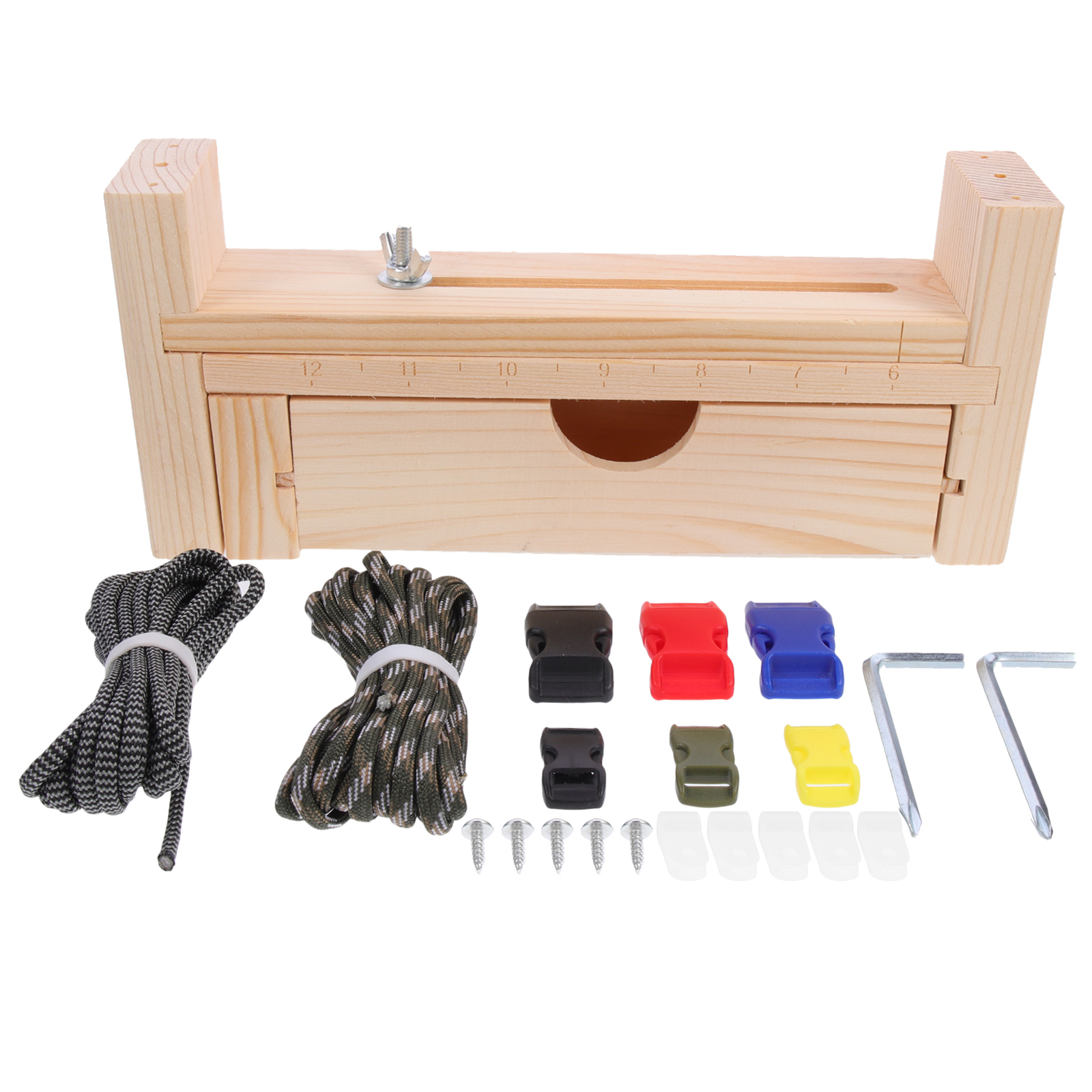 Himition 1 Set DIY Bracelet Maker Wristband Knot Braiding DIY Craft ...