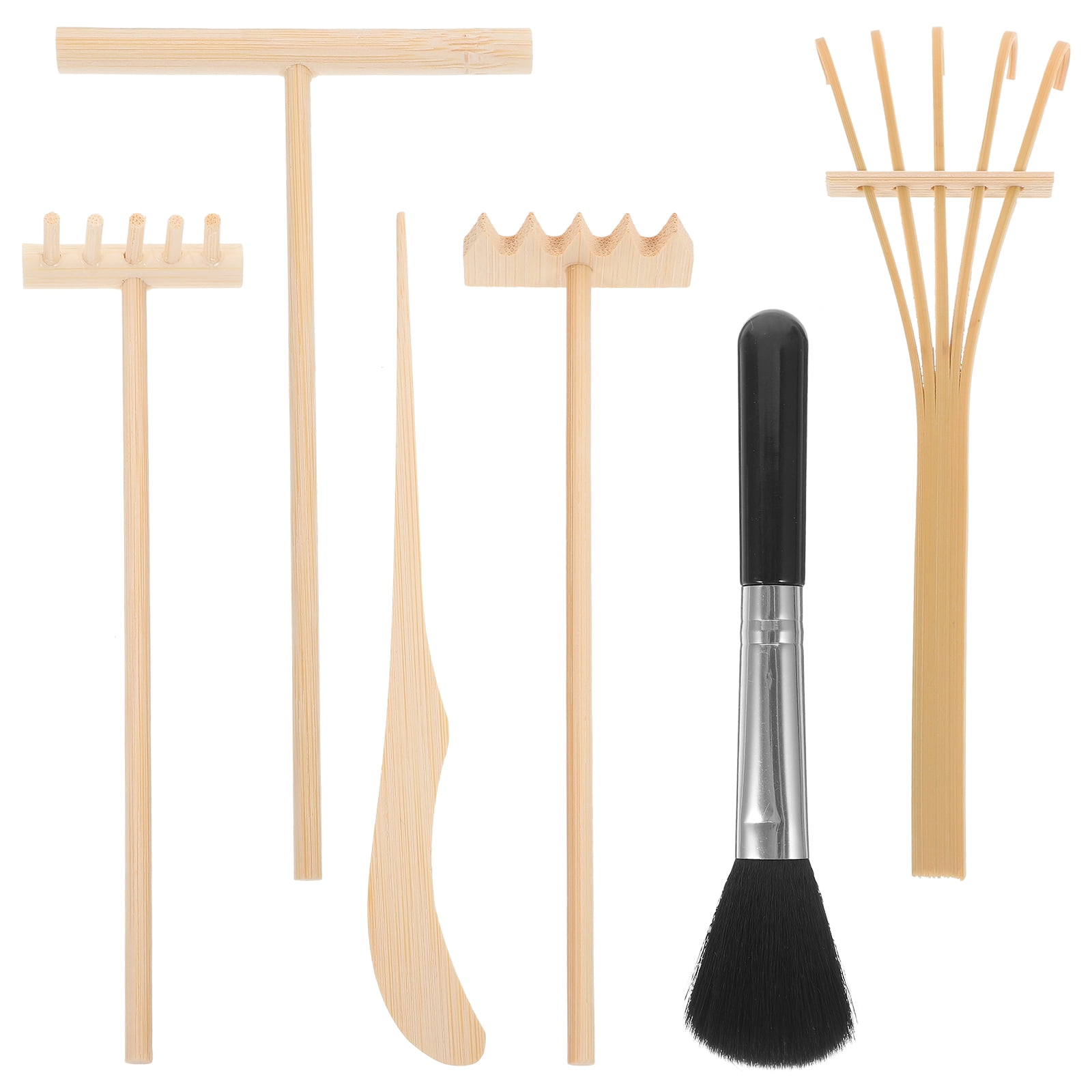 Himition 1 Set Mini Zen Garden Rakes Mini Sand Tray Zen Garden Tool Zen ...