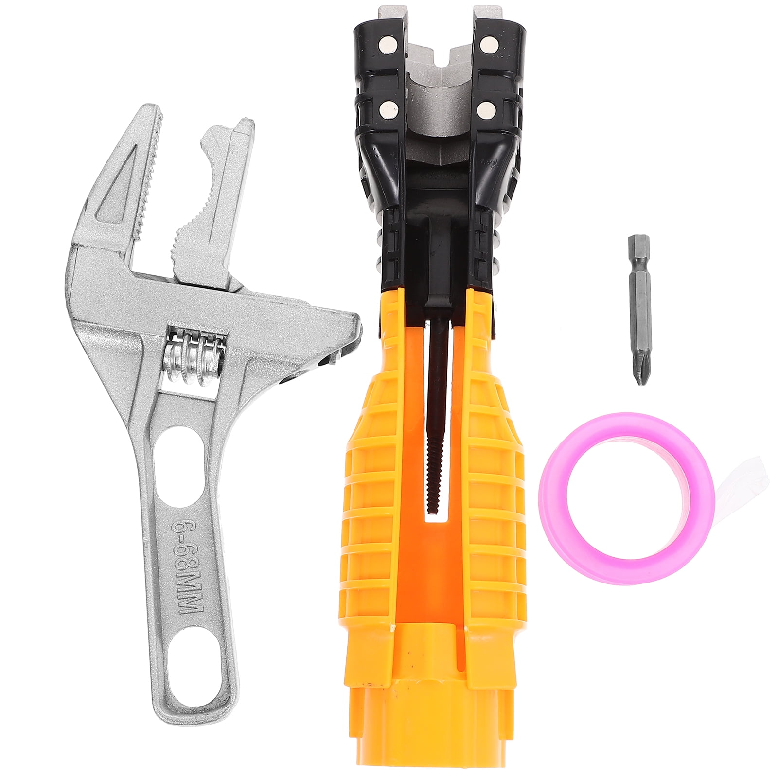 Himition 1 Set Useful Bathroom Adjustable Wrench Water Pipe Maintenance ...