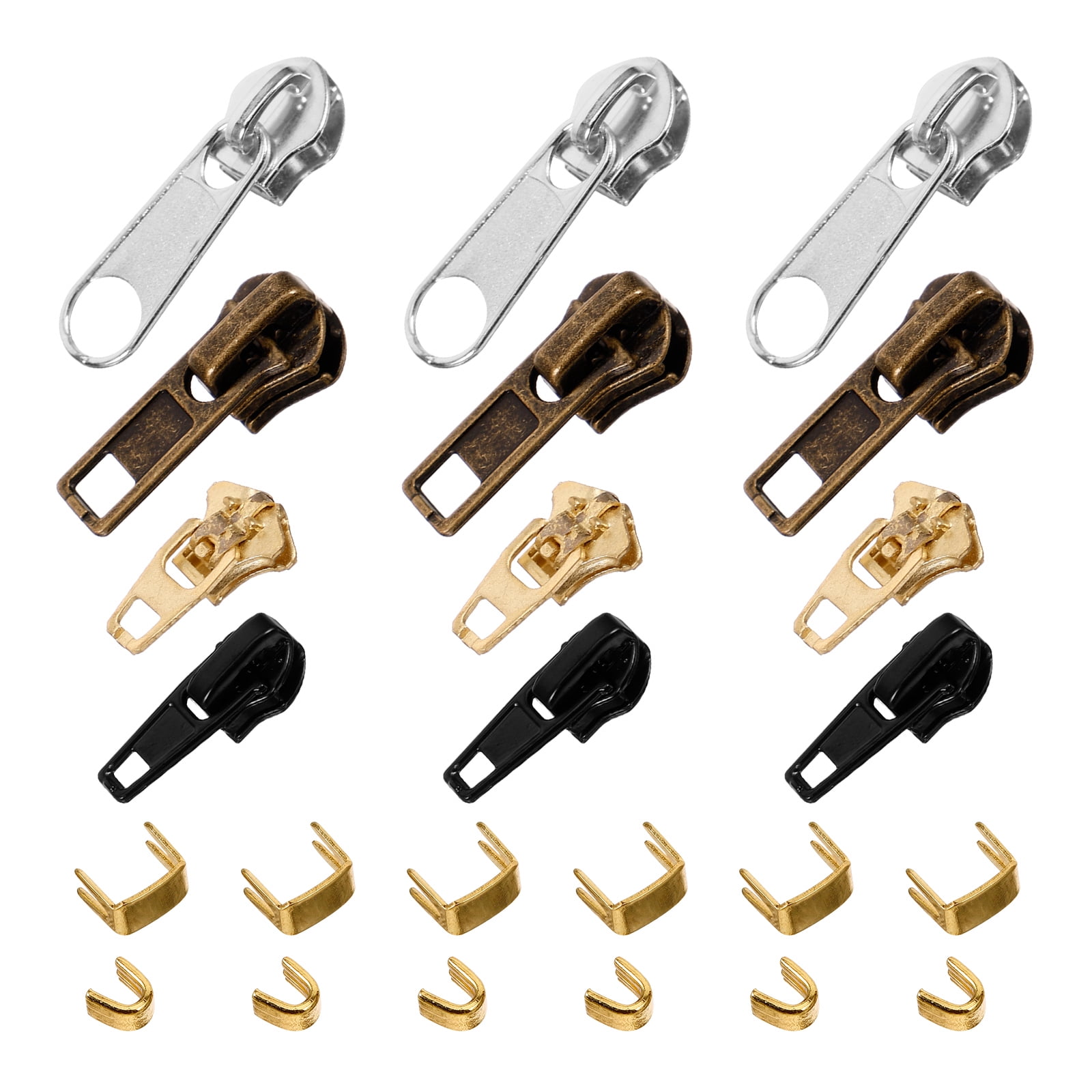 1 Set Zipper Pull Replacement Repair Kit for Zipper Fixing - Walmart.com