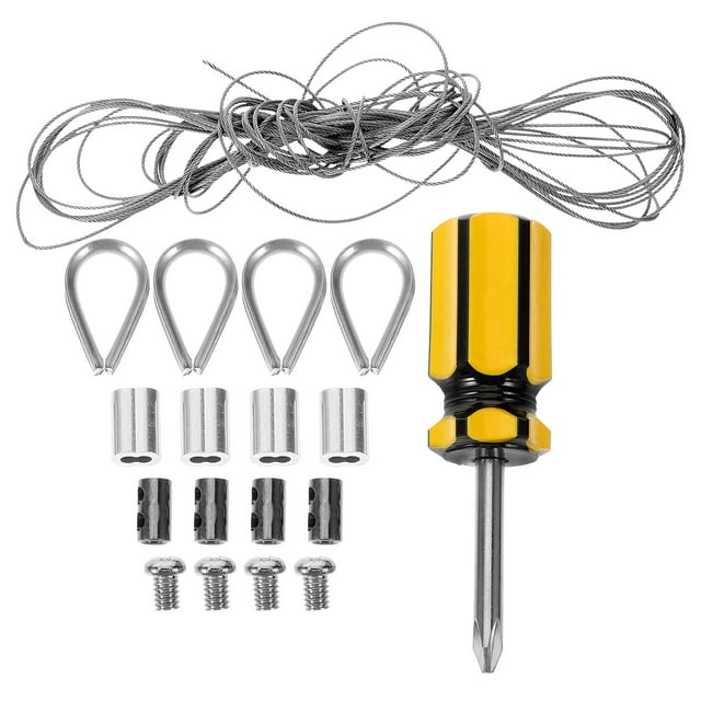 Himition 1 Set of Cable Railing Kit Wire Thimble Hanging Wire Rope ...