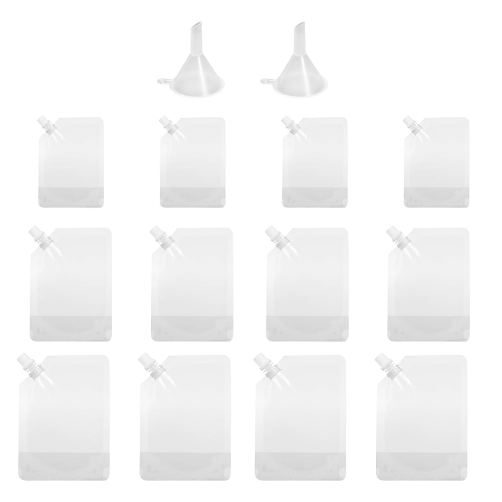 Himition 1 Set of Portable Plastic Flasks Multi-function Beverage ...