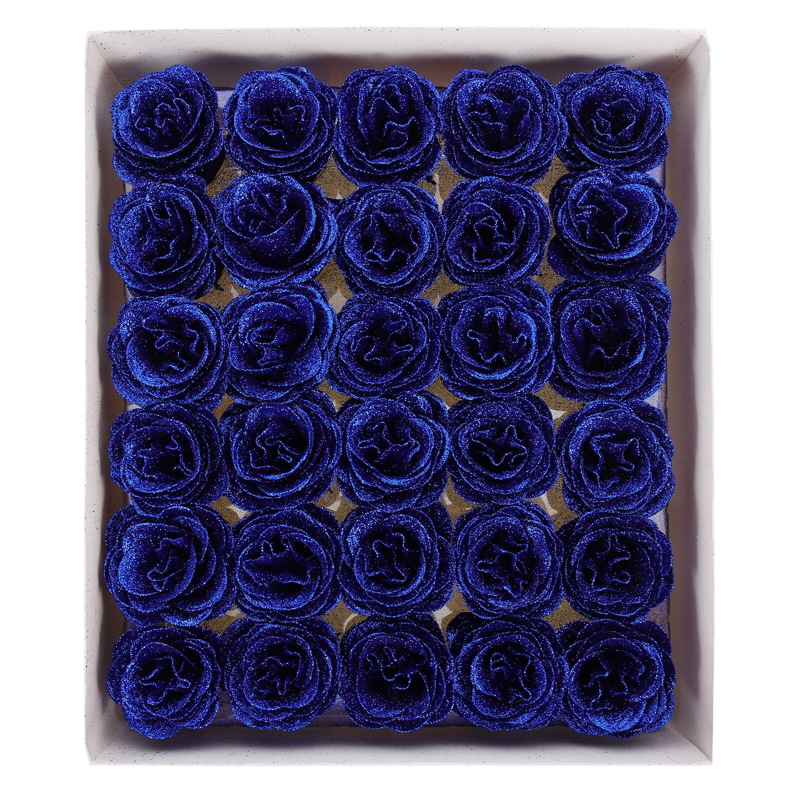 Himition 1 box of Artificial Rose Flowers Preserved Roses DIY Wedding ...