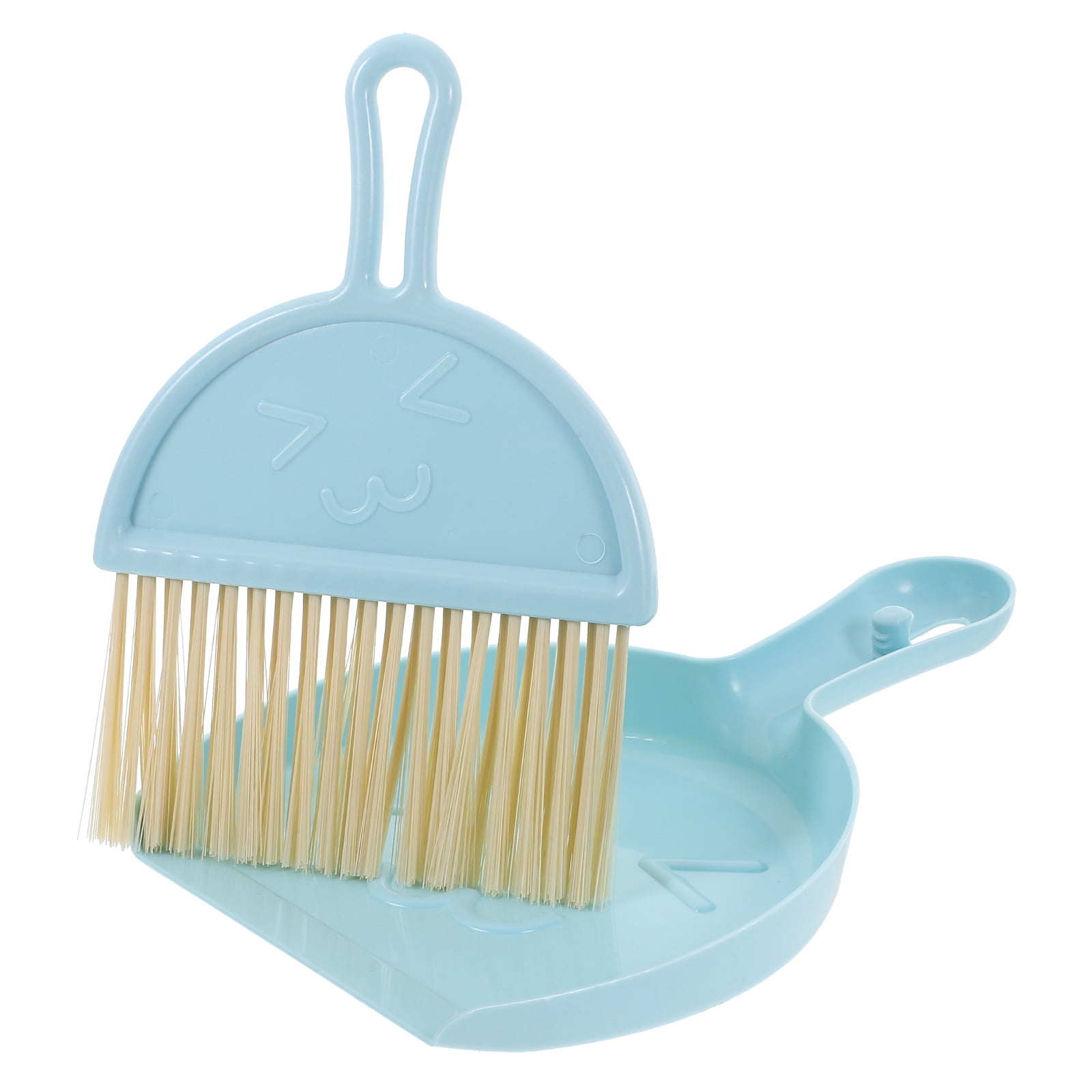 FELTECHELECTR PP Mini Hand Broom And Dustpan Set Blue 1 Set 7.1x5.0x0 ...