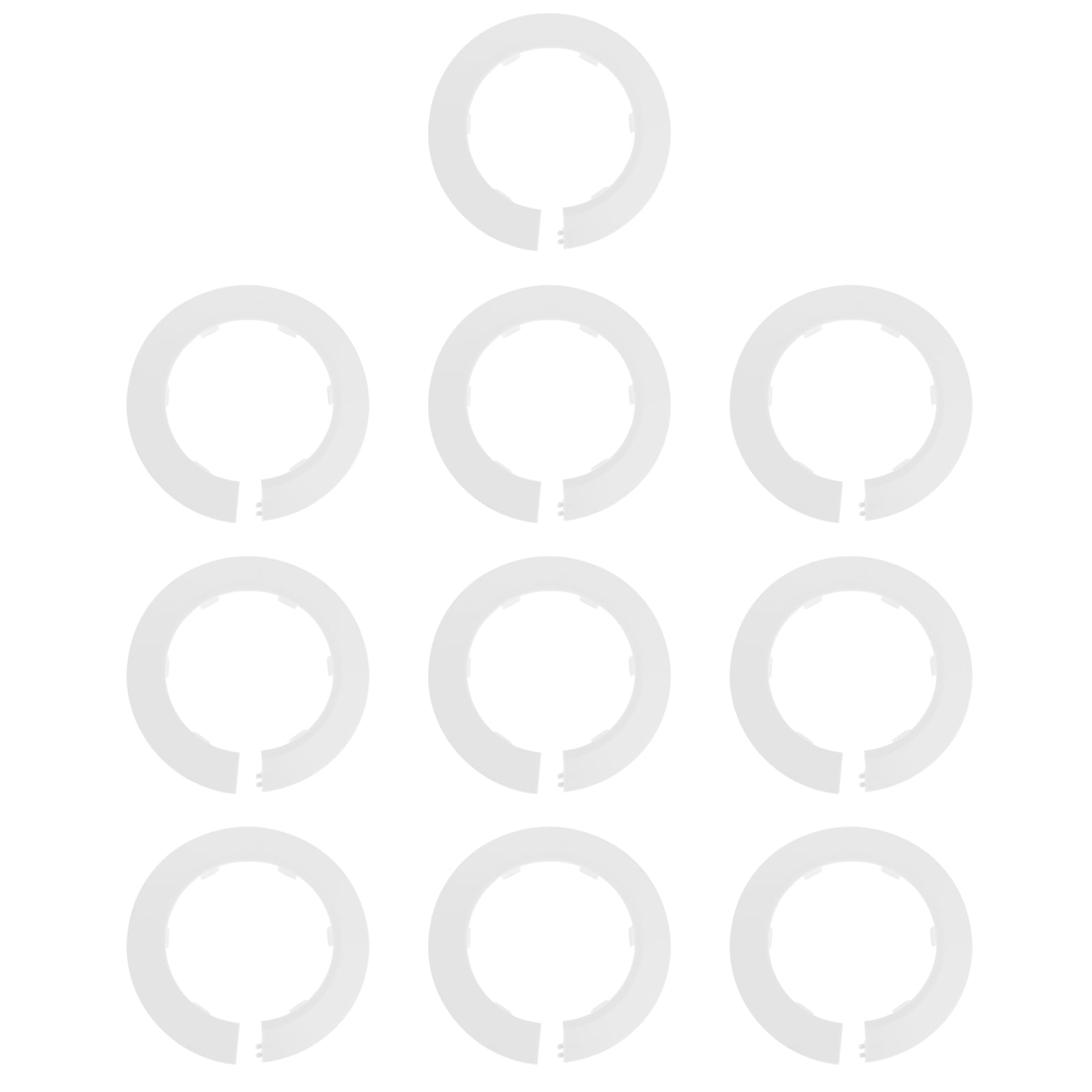 Himition 10 Pcs Air Conditioner Wall Hole Covers Conditioner Holes Covers Plastic Covers ...