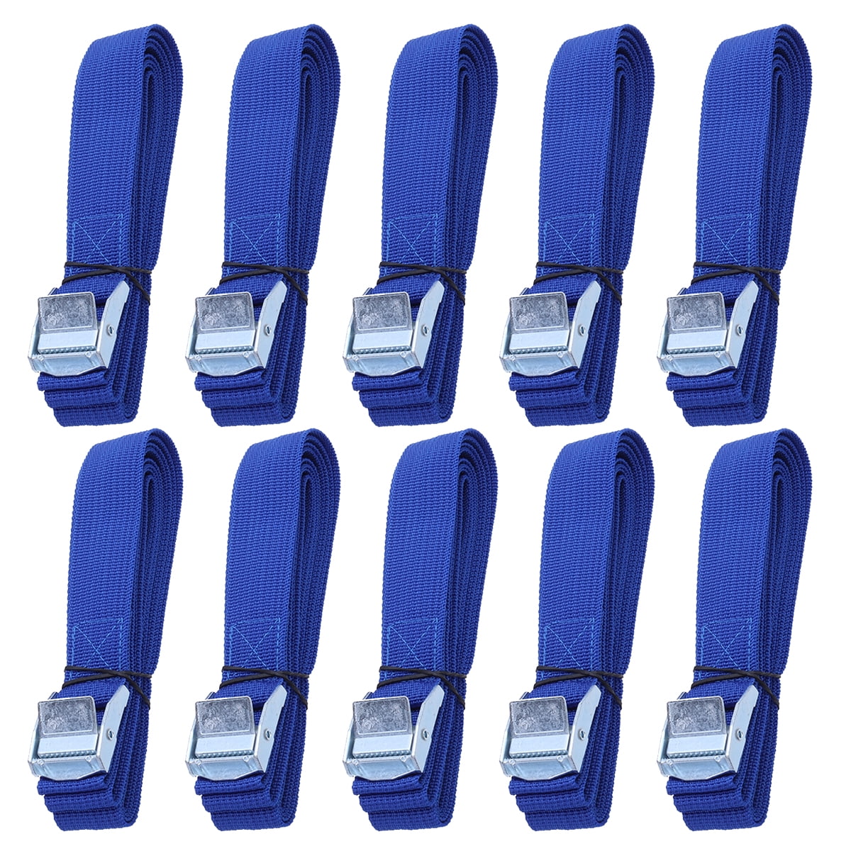 Himition 10 Pcs Lashing Straps with Steel Buckle Thick Nylon Quick ...
