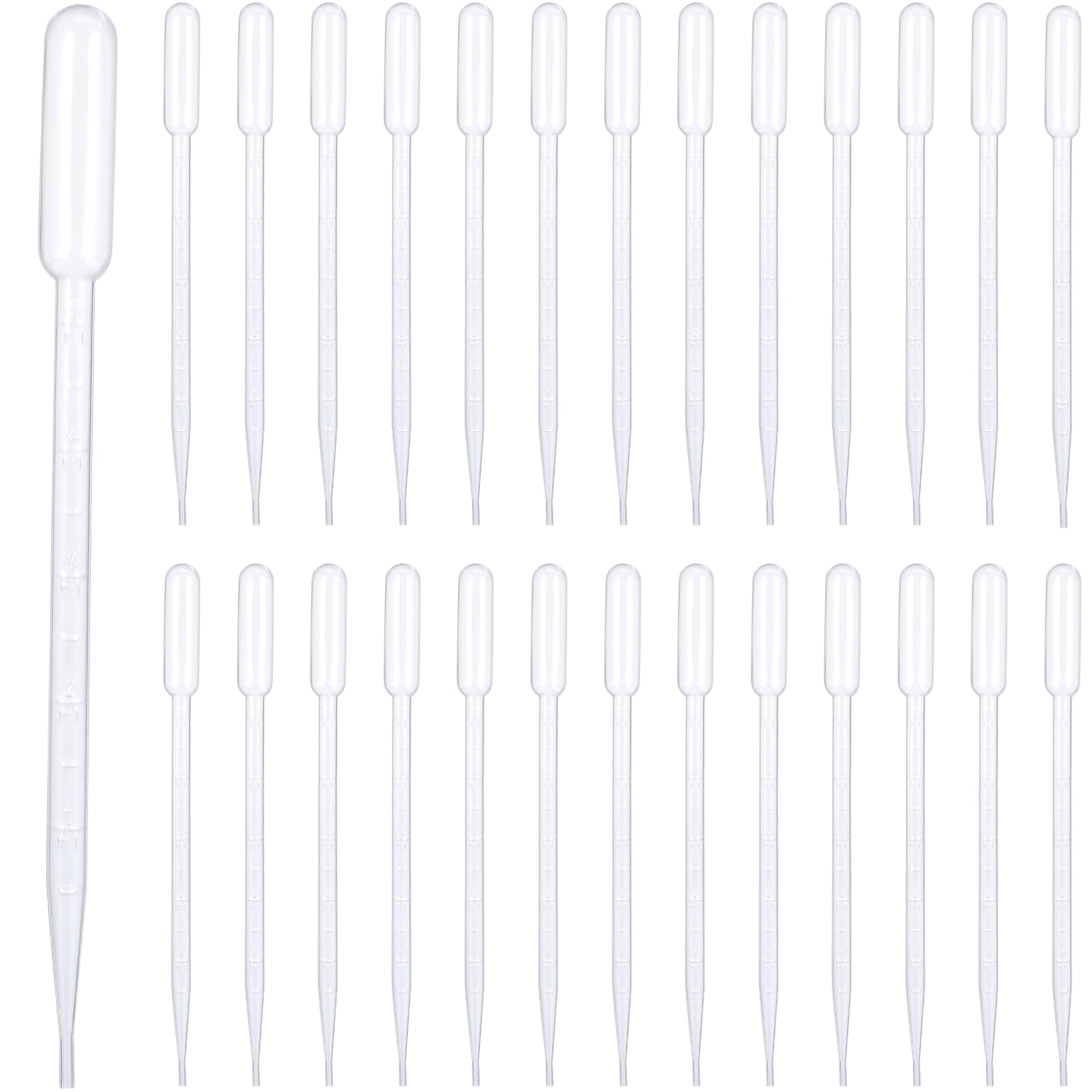 Himition 100pcs Disposable Transfer Pipettes Dropping Pipettes ...