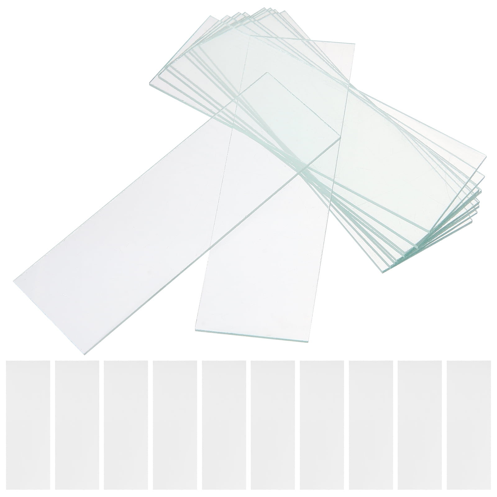 Himition 100pcs Microscope Slides Clear Blank Microscope Slides ...