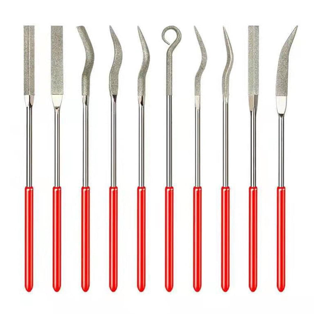 Himition 10Pcs Handcrafts Shaping Files Wood and Metal Work DIY File ...