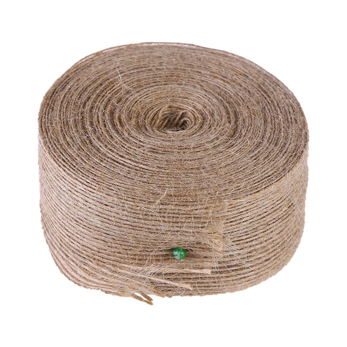 Himition 10m 3.8cm Jute Hemp Rope Weaving Webbing Home Craft Fishing ...