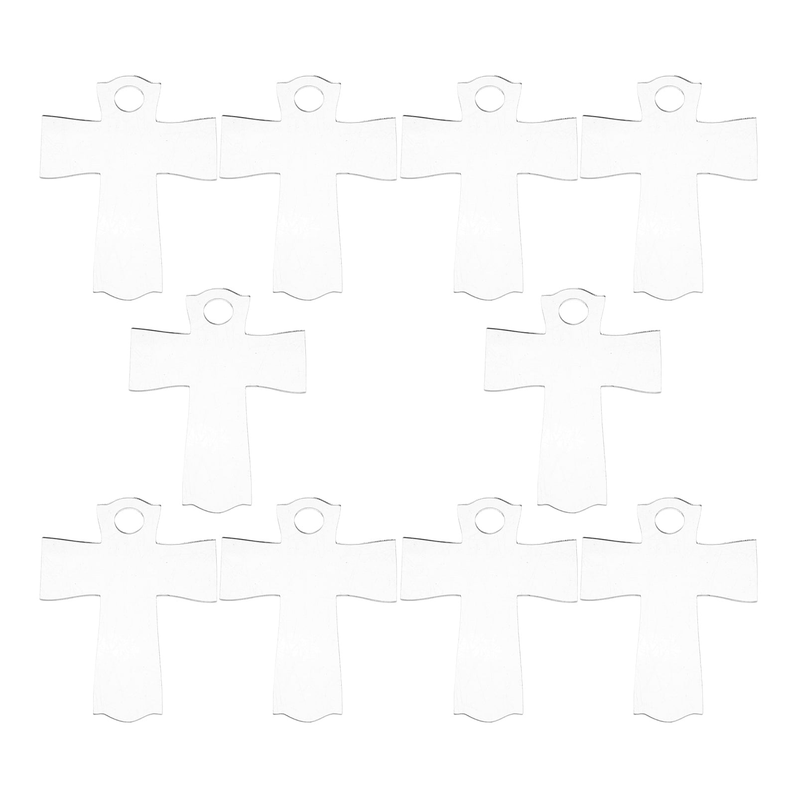 Himition 10pcs Name Tags for Water Bottle Acrylic Name Plate for ...