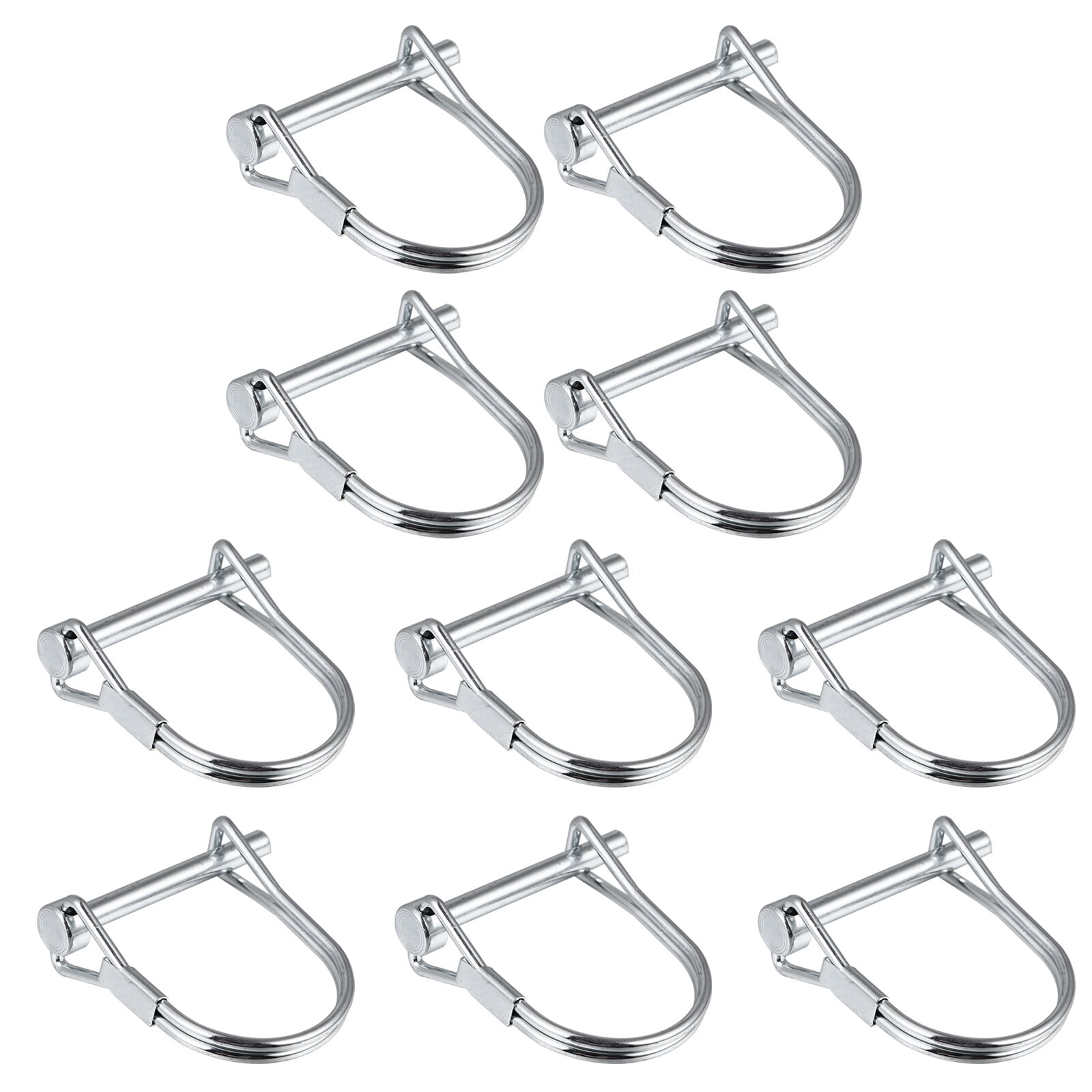 FELTECHELECTR Round Safety Coupler Pin 10Set Carbon Steel for Farm and ...
