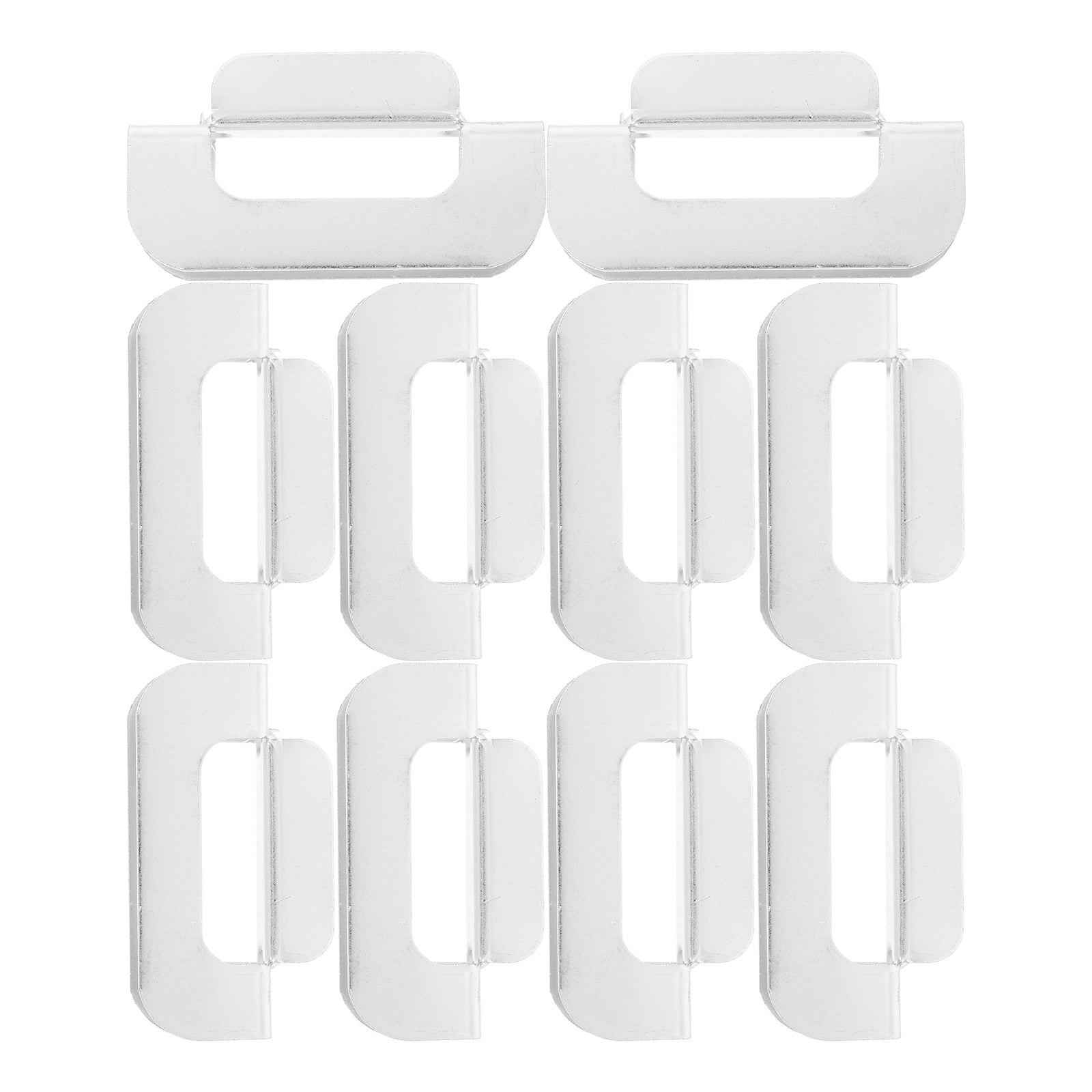 Himition 10pcs Tie Clip Plywood Clips Brackets Inner Width Gauge Steel ...