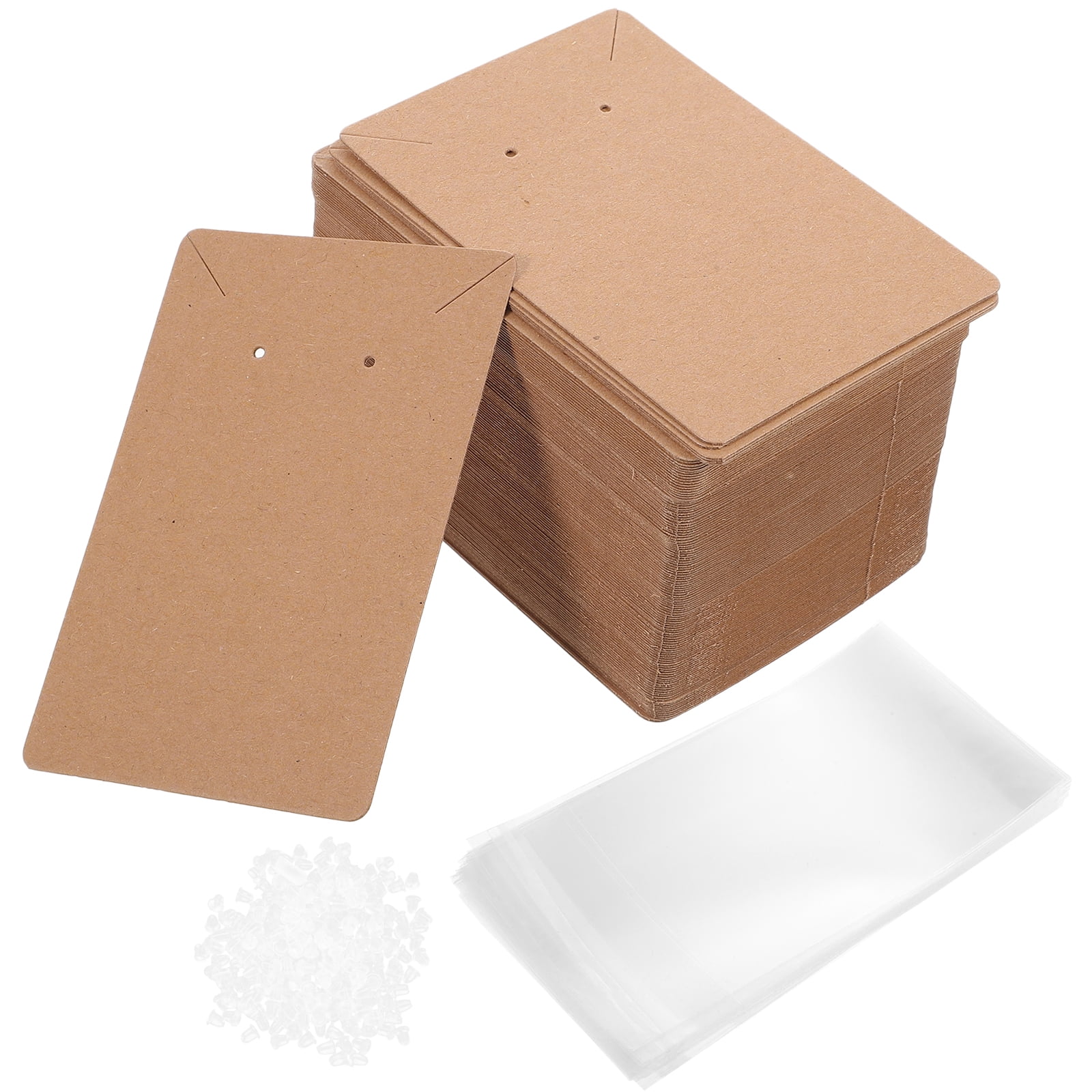 Himition 120 Sets Earring Cards Jewelry Packaging Cards Bags DIY ...