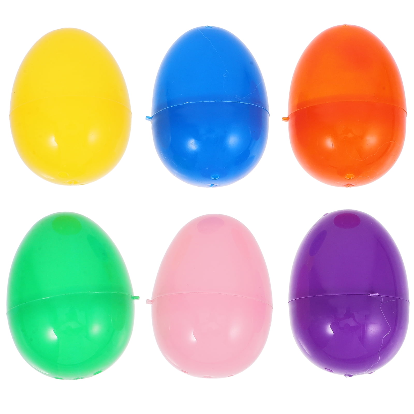 MLINS Assorted Color Fillable Plastic Easter Eggs for Kids to Fill with ...