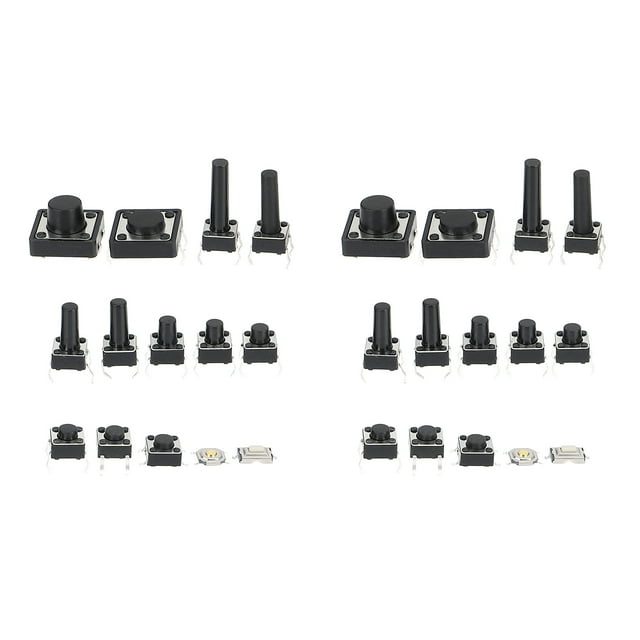 Himition 140Pcs Micro Tack Switch Assorted Kit Multipurpose Momentary ...