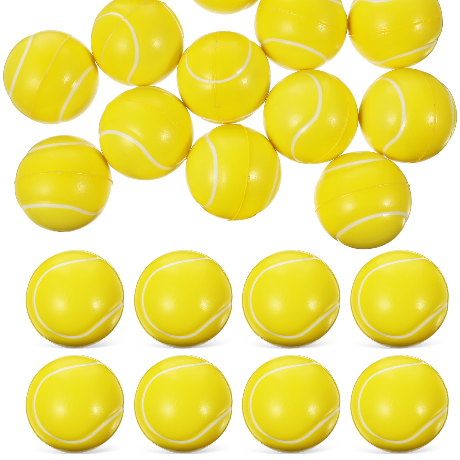 Himition 16 Pcs Sports Stress Balls Tennis Stress Balls Squeeze Ball ...