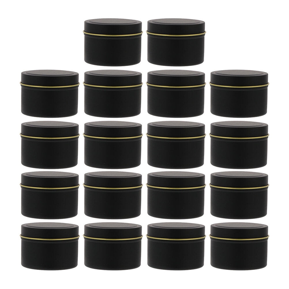 Himition 18pcs Tinplate Candle Cans Candies Boxes Tea Storage Cans ...